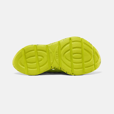 All Neon Yellow / Black Speckle – KANE Revive Kids – Active Recovery Shoe