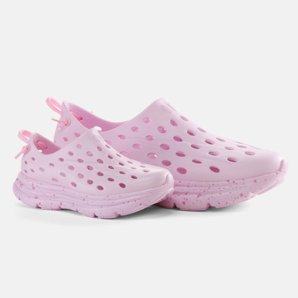 Bubblegum / Pink Speckle – KANE Revive Kids – Active Recovery Shoe