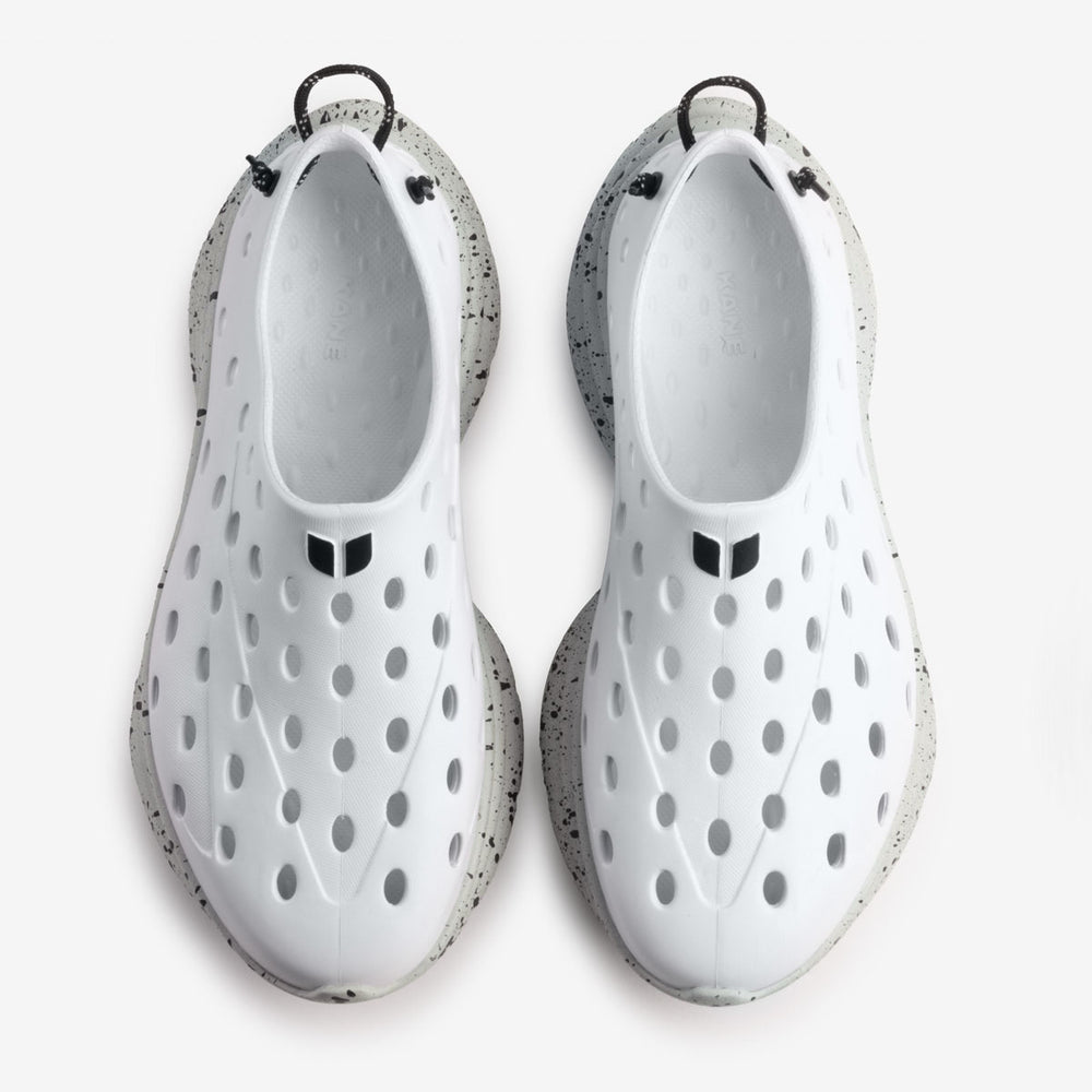 White / Gray Speckle – Kane Revive – Active Recovery Shoe