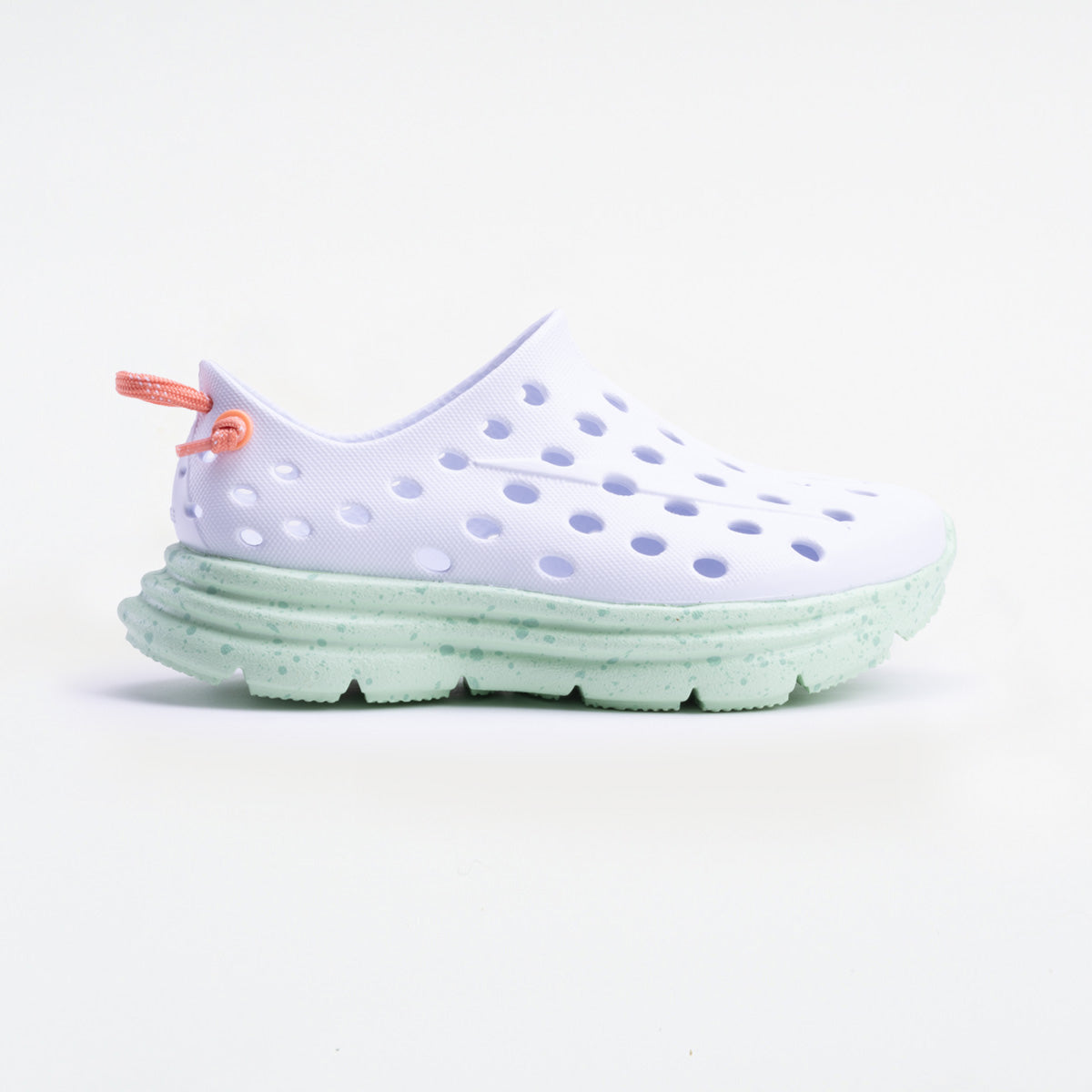 White / Black Speckle – Kane Revive Kids – Active Recovery Shoe