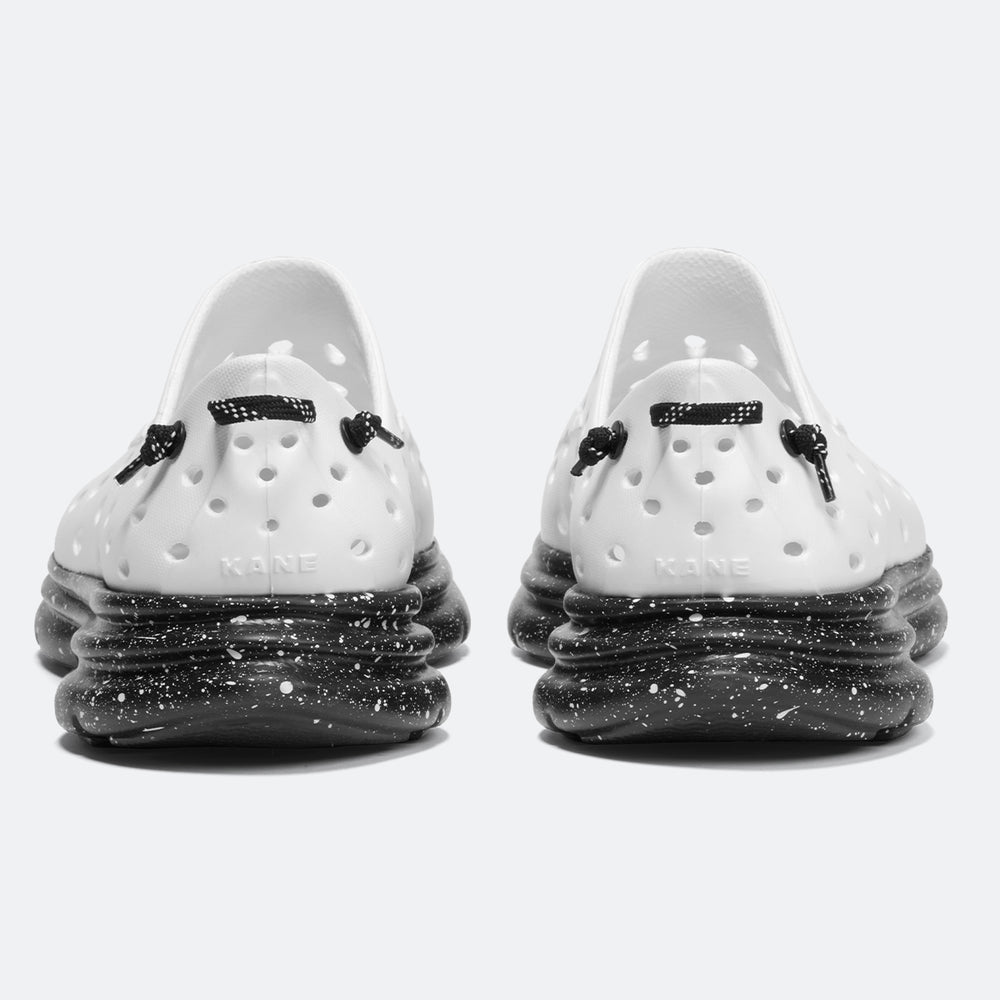 White / Black Speckle – KANE Revive – Active Recovery Shoe