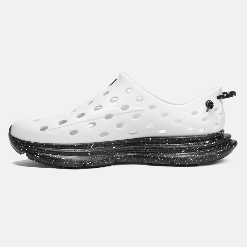 White / Black Speckle – KANE Revive – Active Recovery Shoe