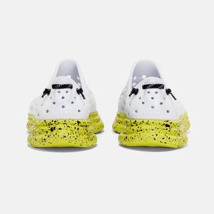 White / Neon Yellow Speckle – KANE Revive – Active Recovery Shoe