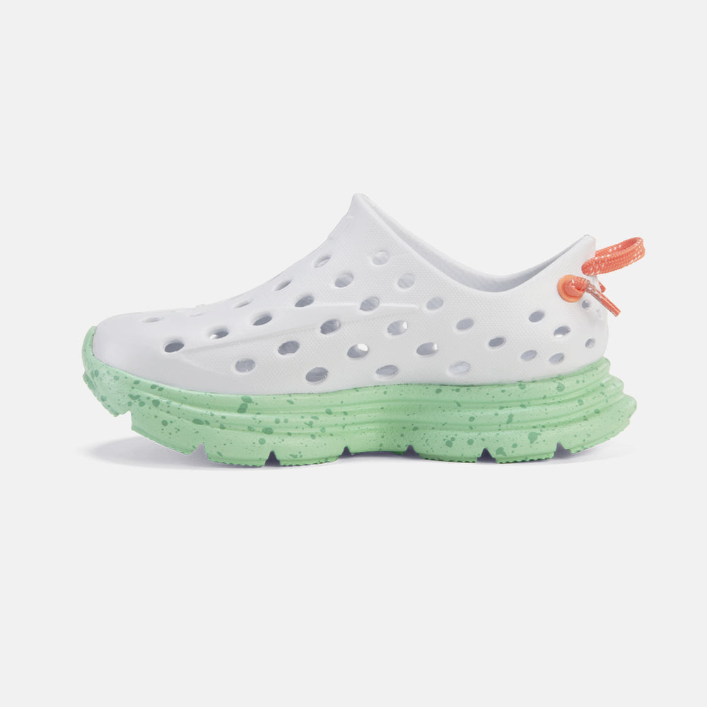 White / Spring Speckle – KANE Revive Kids – Active Recovery Shoe