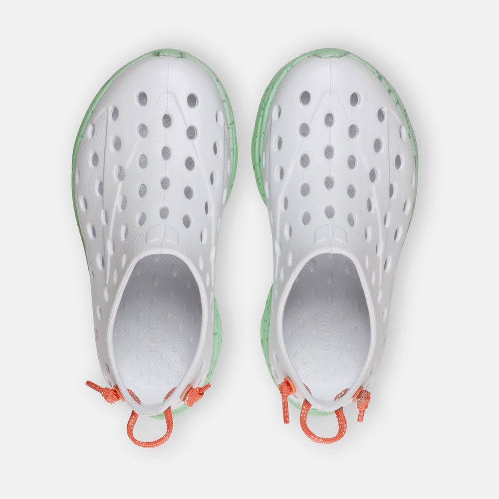 White / Spring Speckle – KANE Revive Kids – Active Recovery Shoe