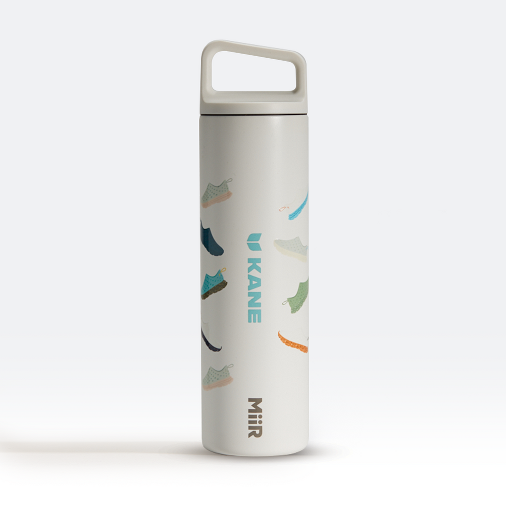 KANE x MiiR 20 oz. Water Bottle - White AOP