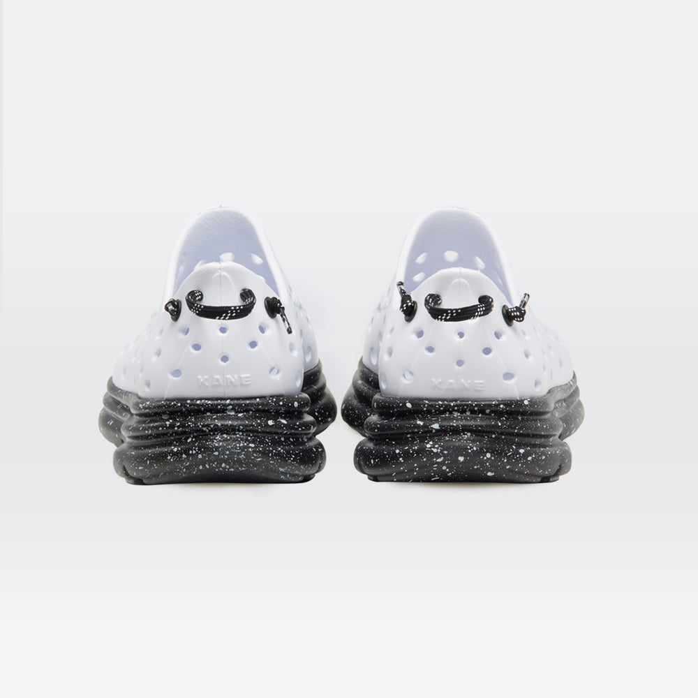 White / Black Speckle – Kane Revive – Active Recovery Shoe